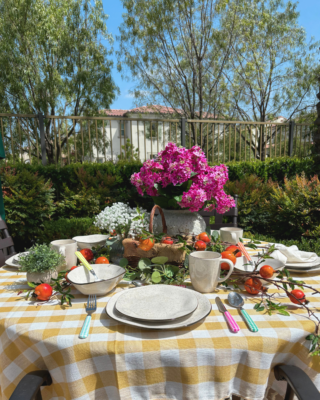 Why This Summers' Tablescapes Need a Pop of Gingham – ANNOVA