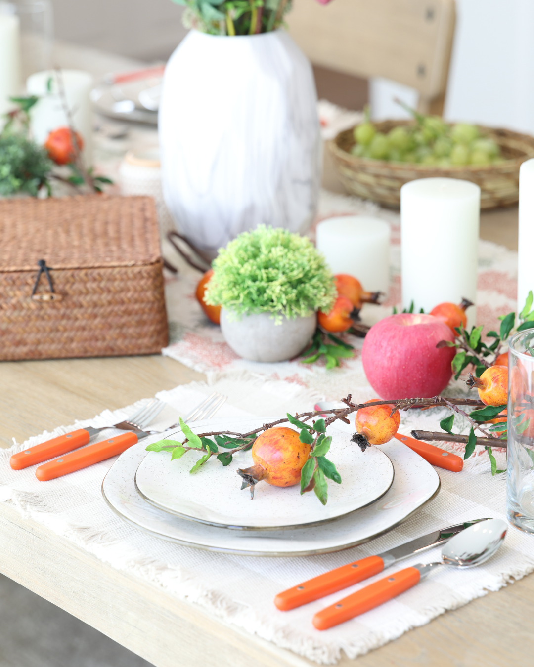How to Use Orange Flatware for a Stunning Fall Tablescape – ANNOVA
