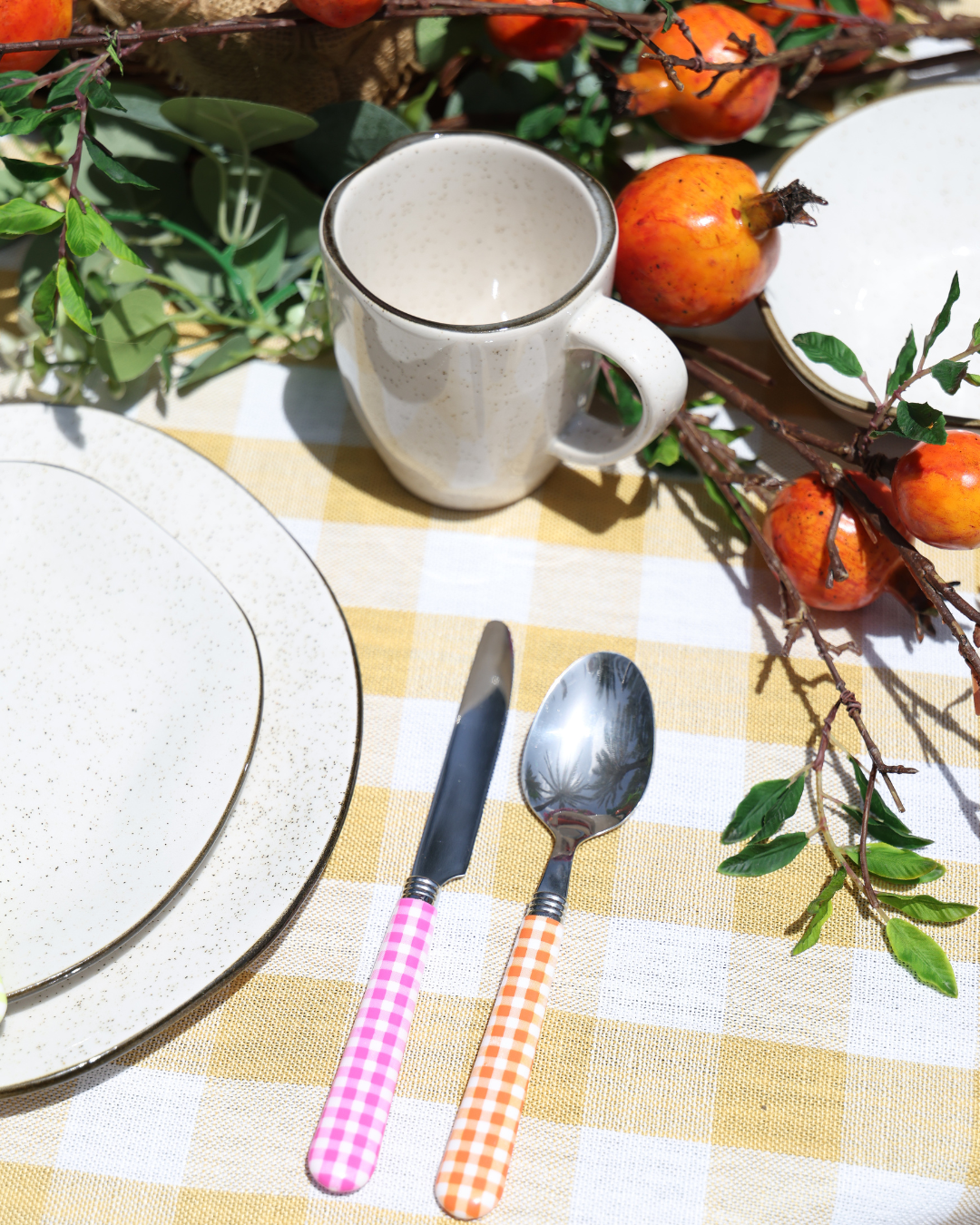 Checkmate: Why Checkered Flatware Is the Secret to a Fun, Fresh Tables ...